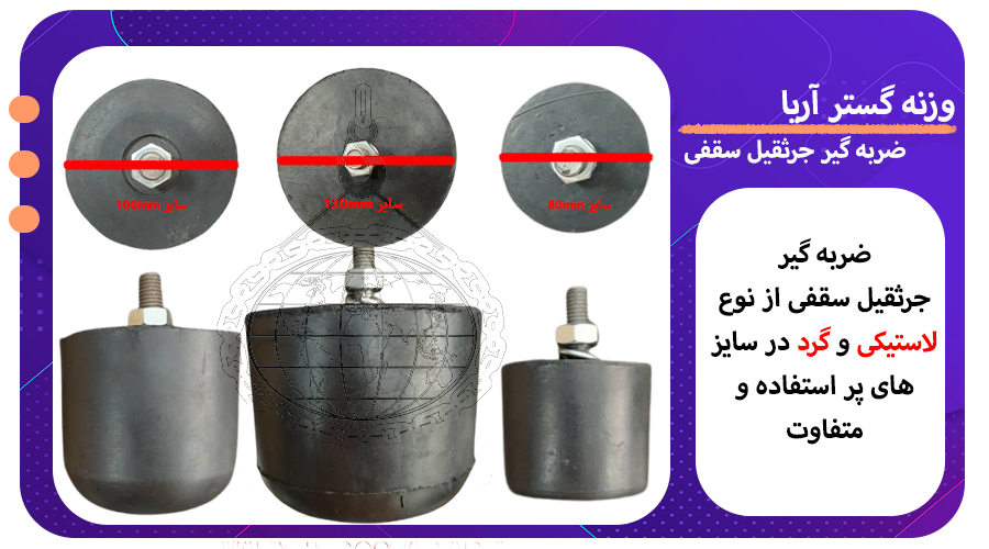 خرید و قیمت انواع ضربه گیر جرثقیل سقفی - وزنه گستر آریا